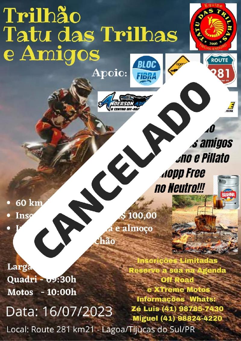 Trilhão Tatu das Trilhas e Amigos 2023 - Agenda Esportiva